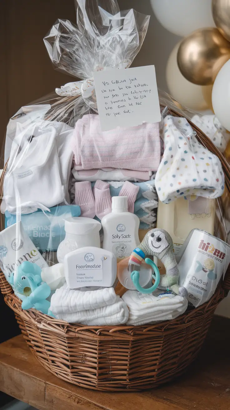 10 Baby Shower Gift Basket Ideas to Impress New Parents - seekpretty