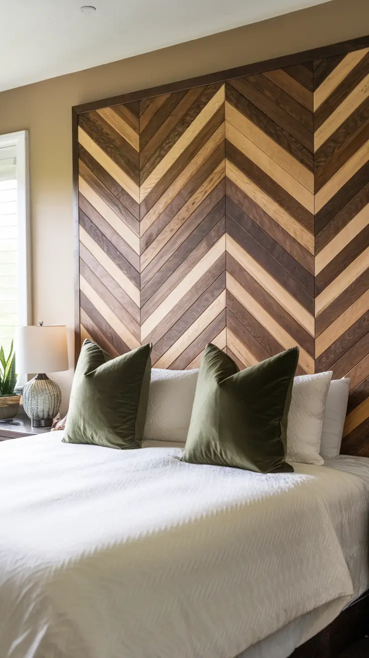 10+ Wooden Headboard Ideas - seekpretty