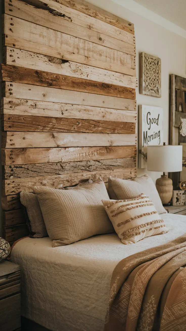 10+ Wooden Headboard Ideas - seekpretty
