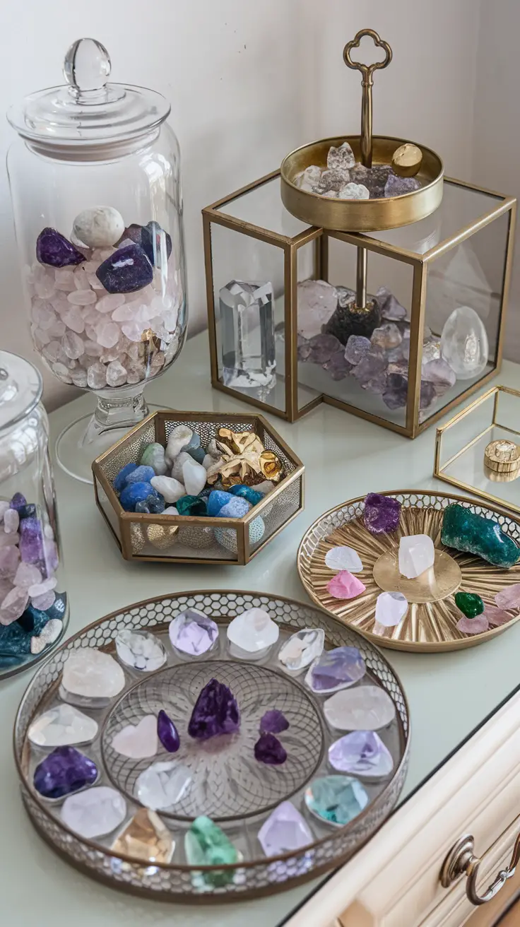 10 Crystal Room Decor Ideas - seekpretty