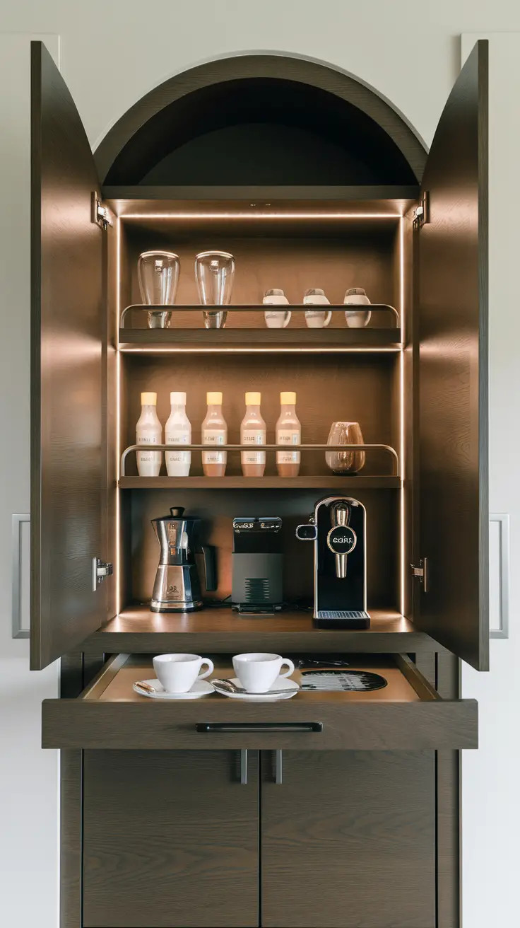 10 Inspiring Home Coffee Bar Ideas to Elevate Your Space - seekpretty