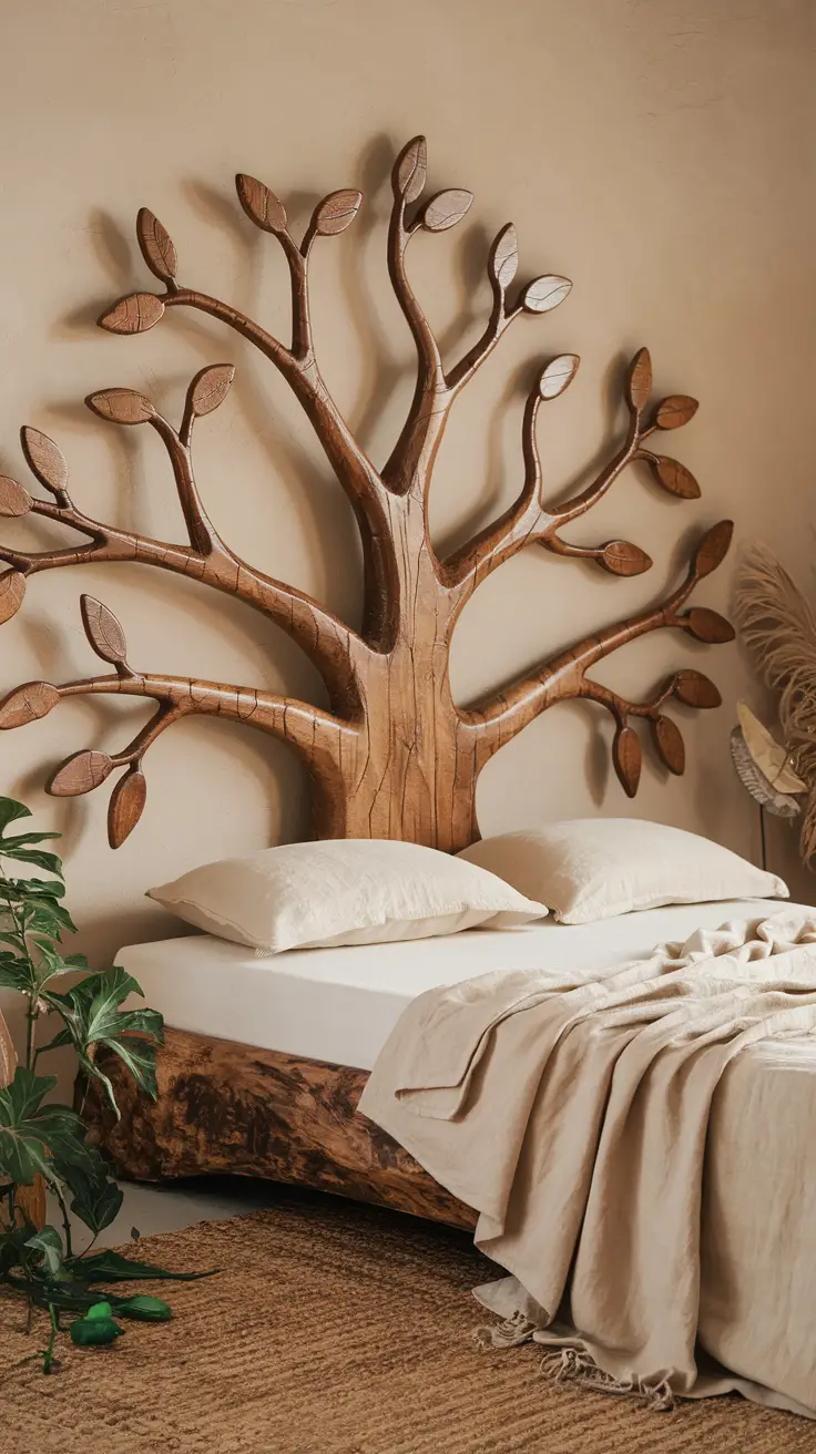 10+ Wooden Headboard Ideas - seekpretty