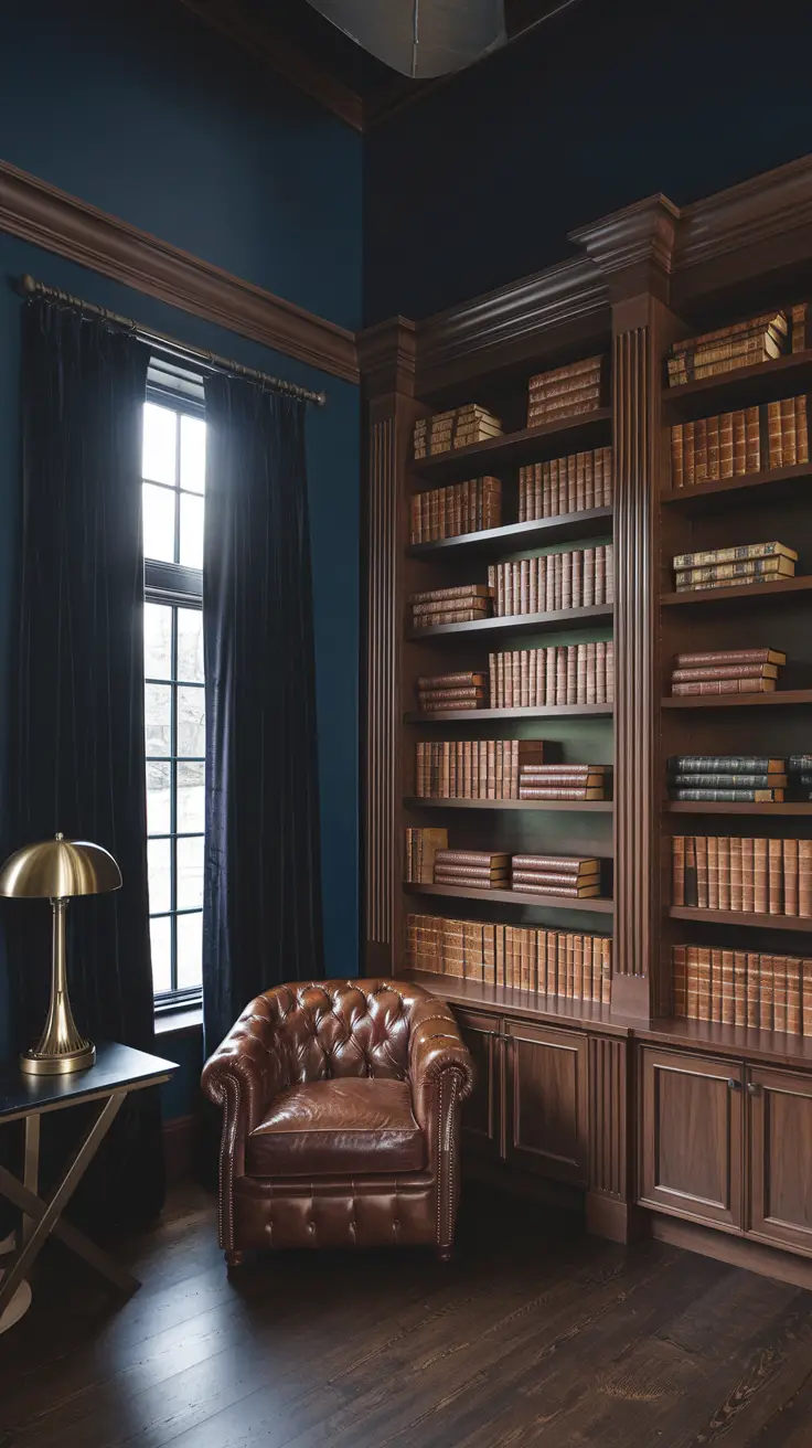 10+ Dark Library Aesthetic Ideas for a Timeless and Cozy Space - seekpretty