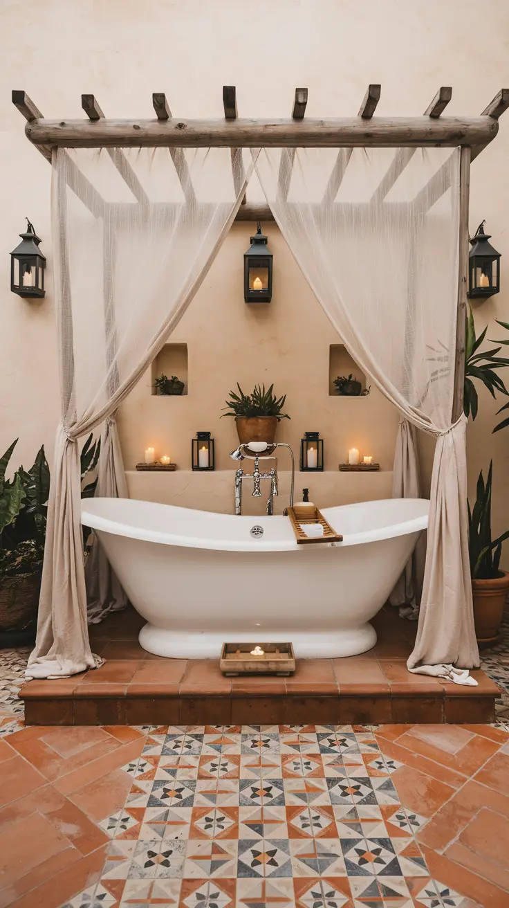 16+ Mediterranean Bathroom Design Ideas - seekpretty