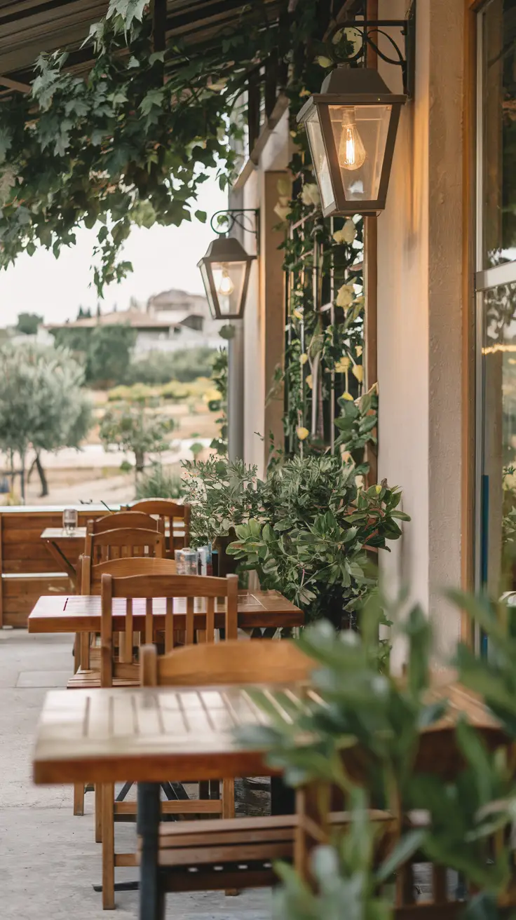 5 Outdoor Lighting Ideas for a Modern Cafe - seekpretty