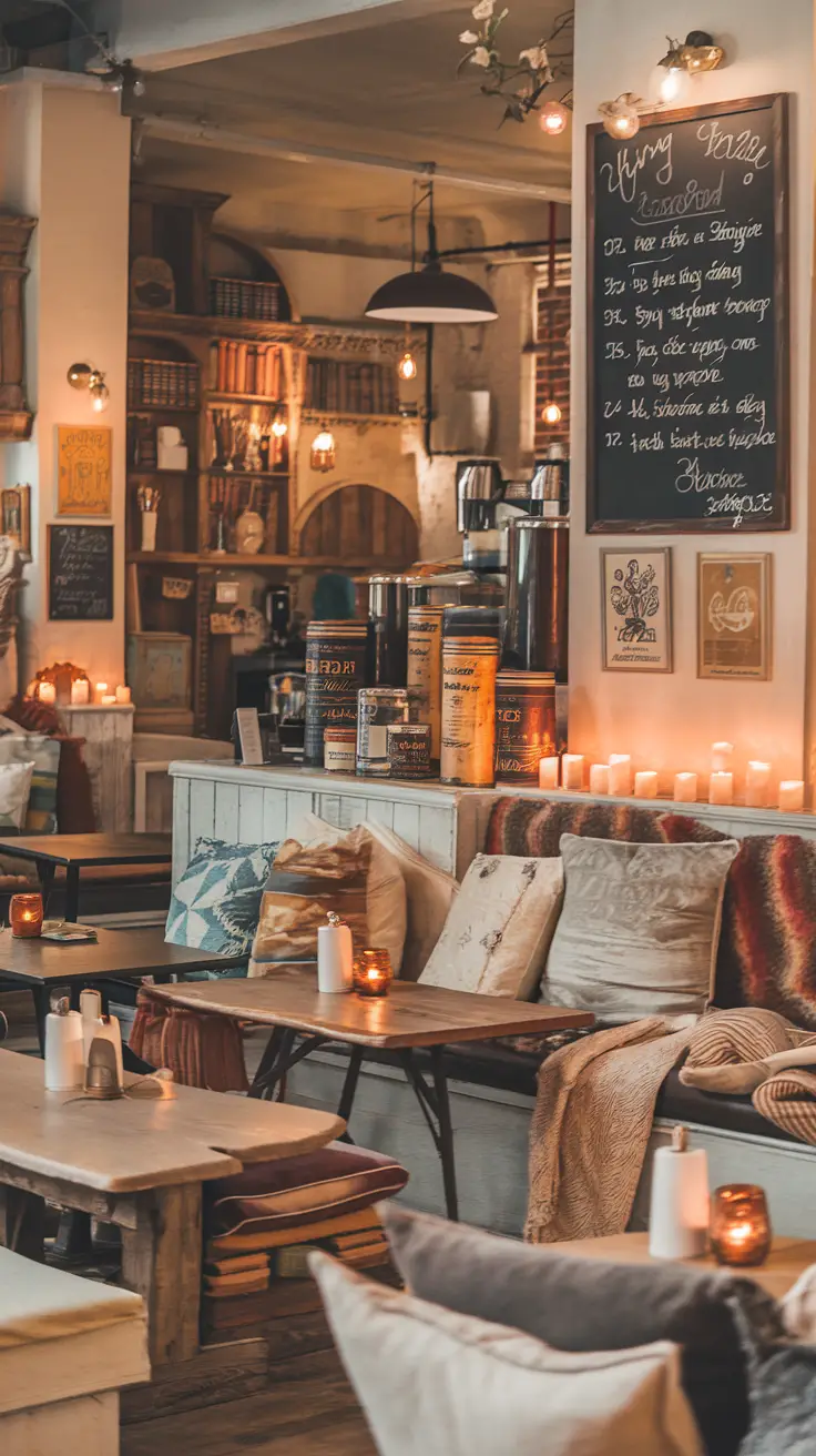 5 Vintage Cafe Design and Lighting Ideas - seekpretty