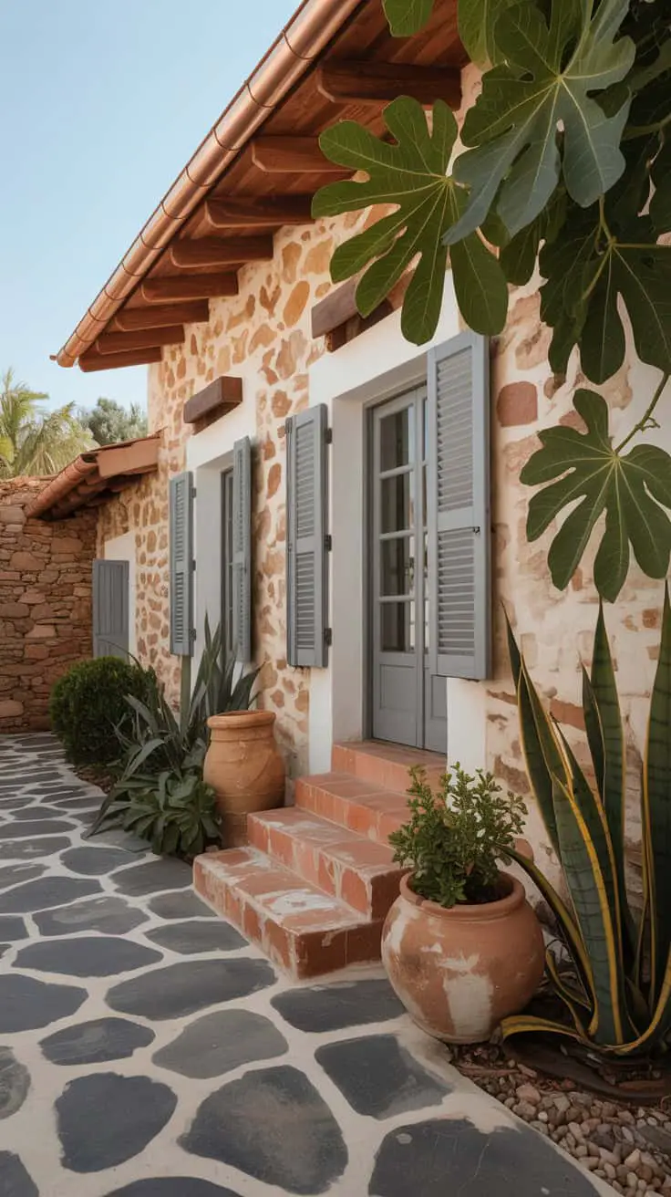 How to Design a Stone Mediterranean Cottage Exterior - seekpretty