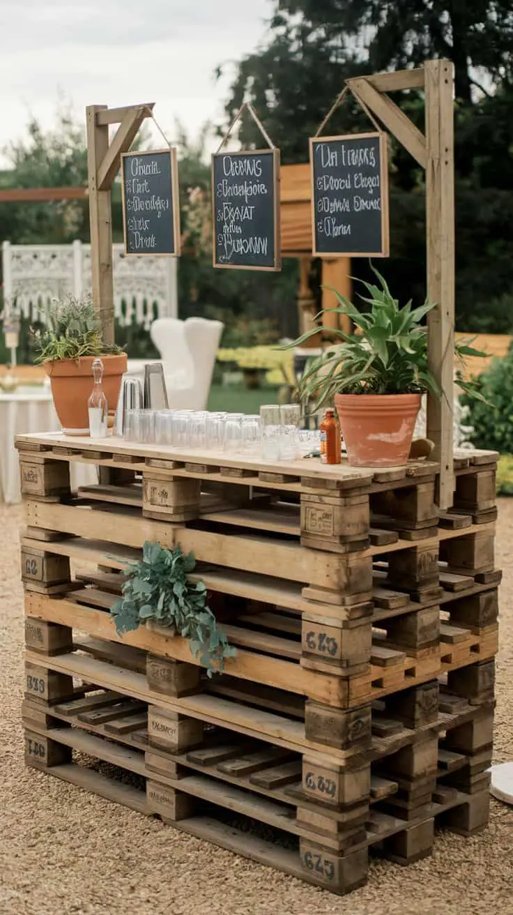 15+ Rustic Bar Ideas for a Beautiful Outdoor Wedding - seekpretty