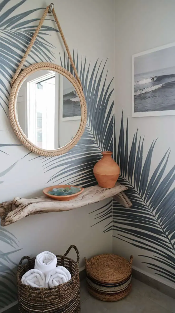 How to Create a Boho Ocean Style Mediterranean Bathroom - seekpretty