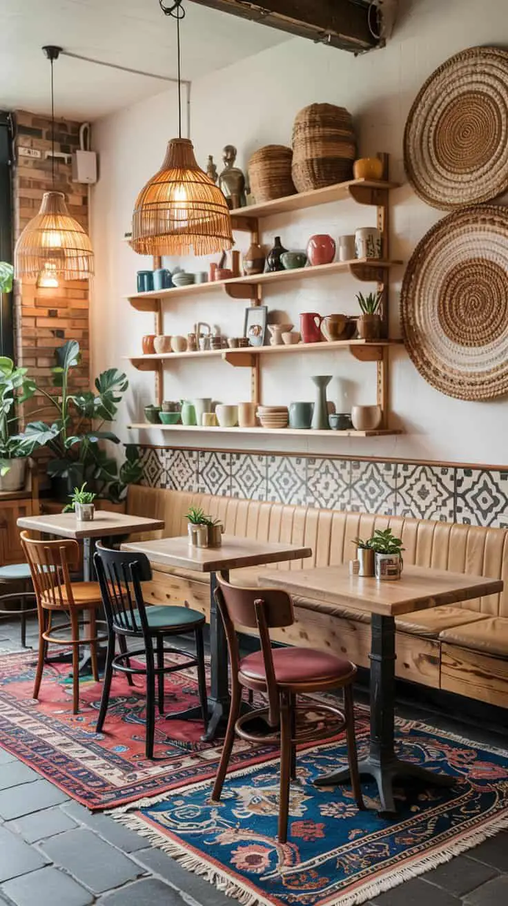 How to Design a Bohemian Coffee Shop - seekpretty