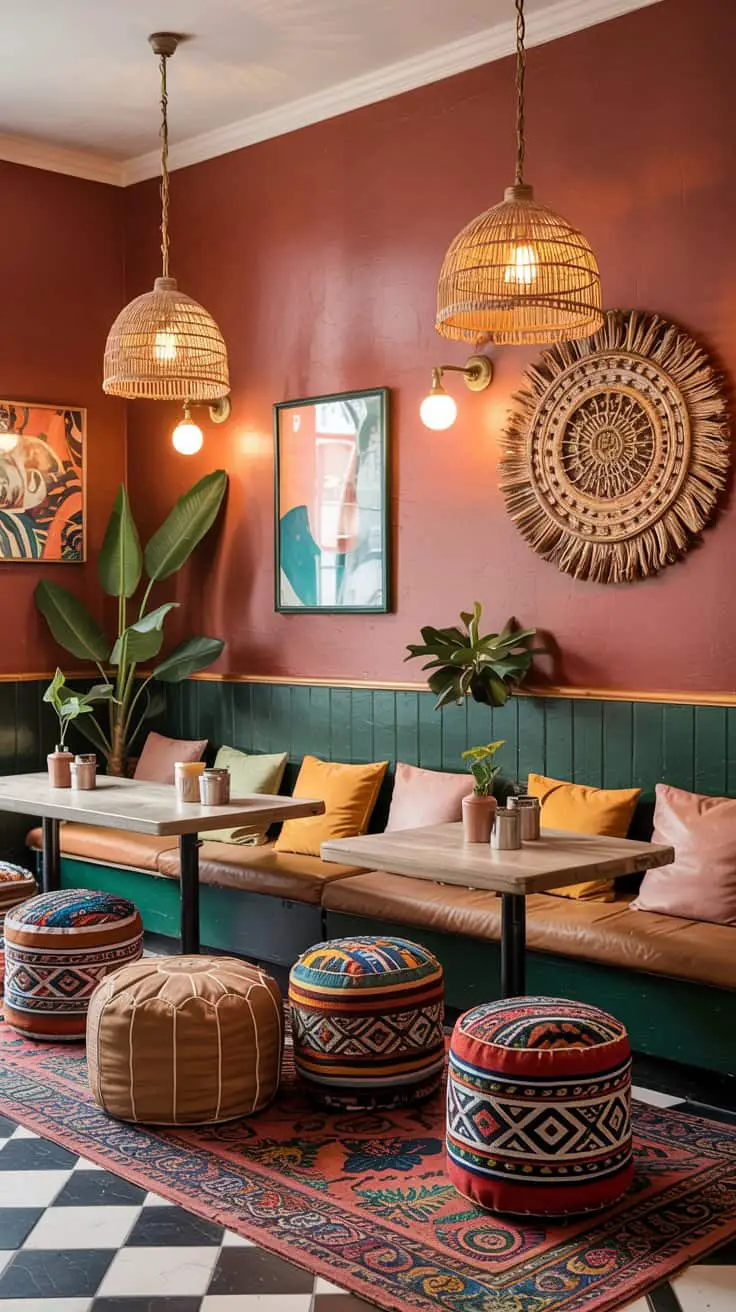 How to Design a Bohemian Coffee Shop - seekpretty