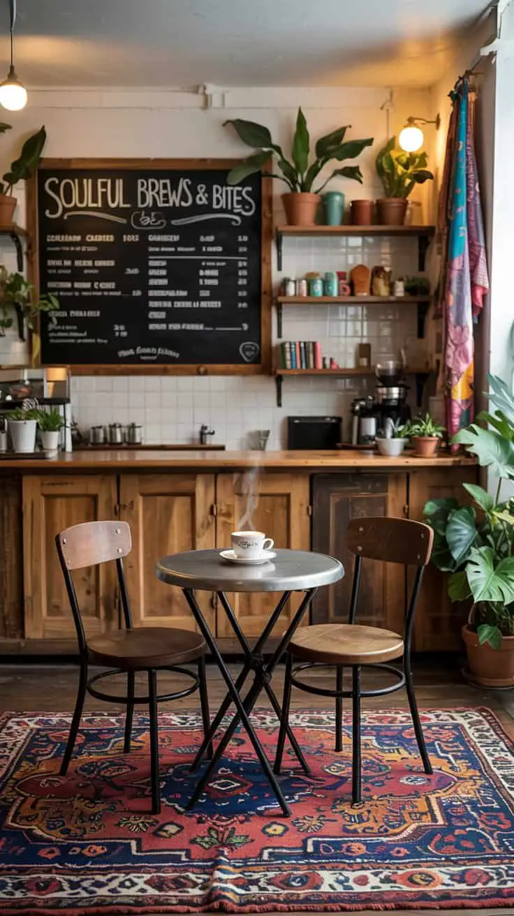 How to Design a Bohemian Coffee Shop - seekpretty