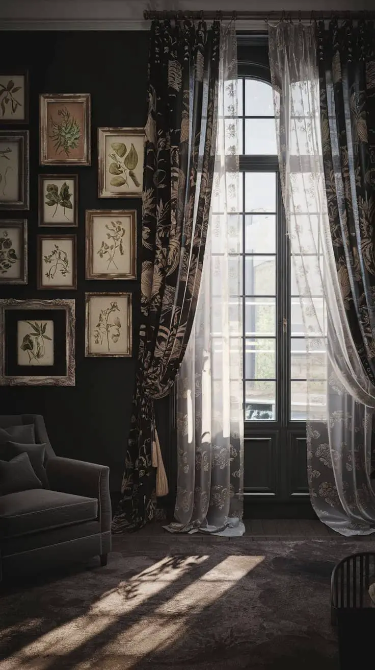 5+ Dark Academia Curtains for Fall and Winter - seekpretty