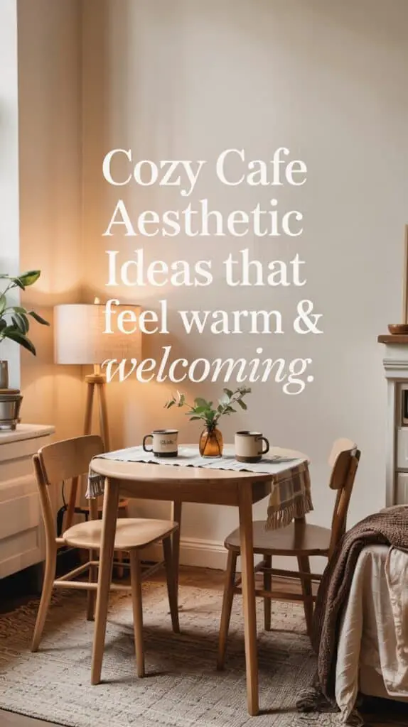 Cozy Cafe Aesthetic Ideas That Feel Warm and Welcoming - seekpretty