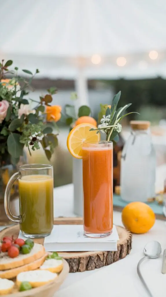 Wedding Juice Bar Ideas Inspired by Mediterranean Garden Cafés - seekpretty
